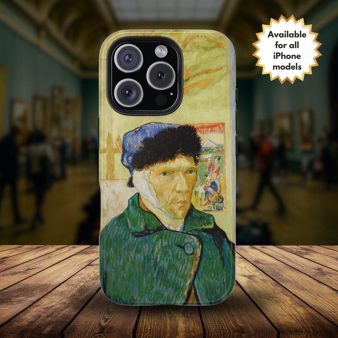 Vincent Van Gogh Self-portrait iPhone Case Art Lovers Gift iPhone 16 15 ...