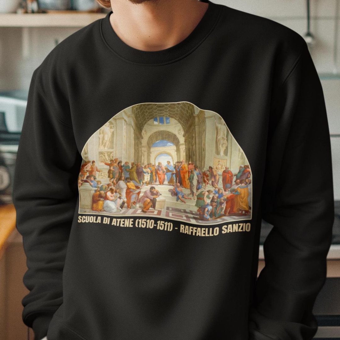 The School of Athens by Raphael Sanzio Sweatshirt Gift for Art Lovers ...