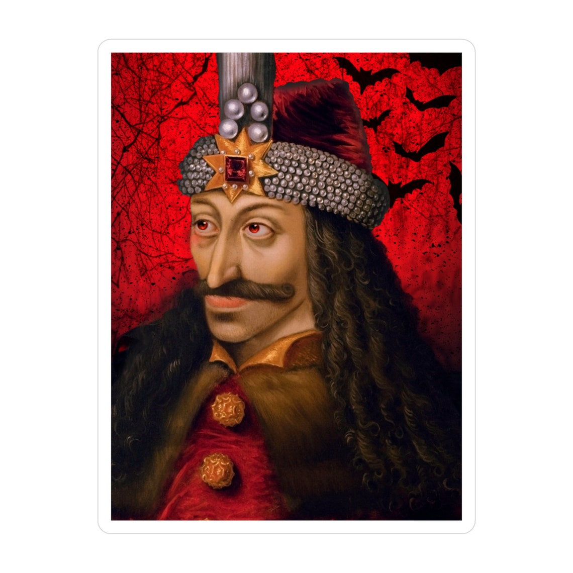 Vlad the Impaler Vinyl Decals Vlad Tepes Dracula Stickers - Etsy