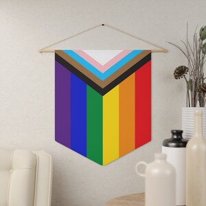 LGBTQ Pride Pennant | Pride Banner | Lgbt Rainbow Flag | Lgbtq Pride ...