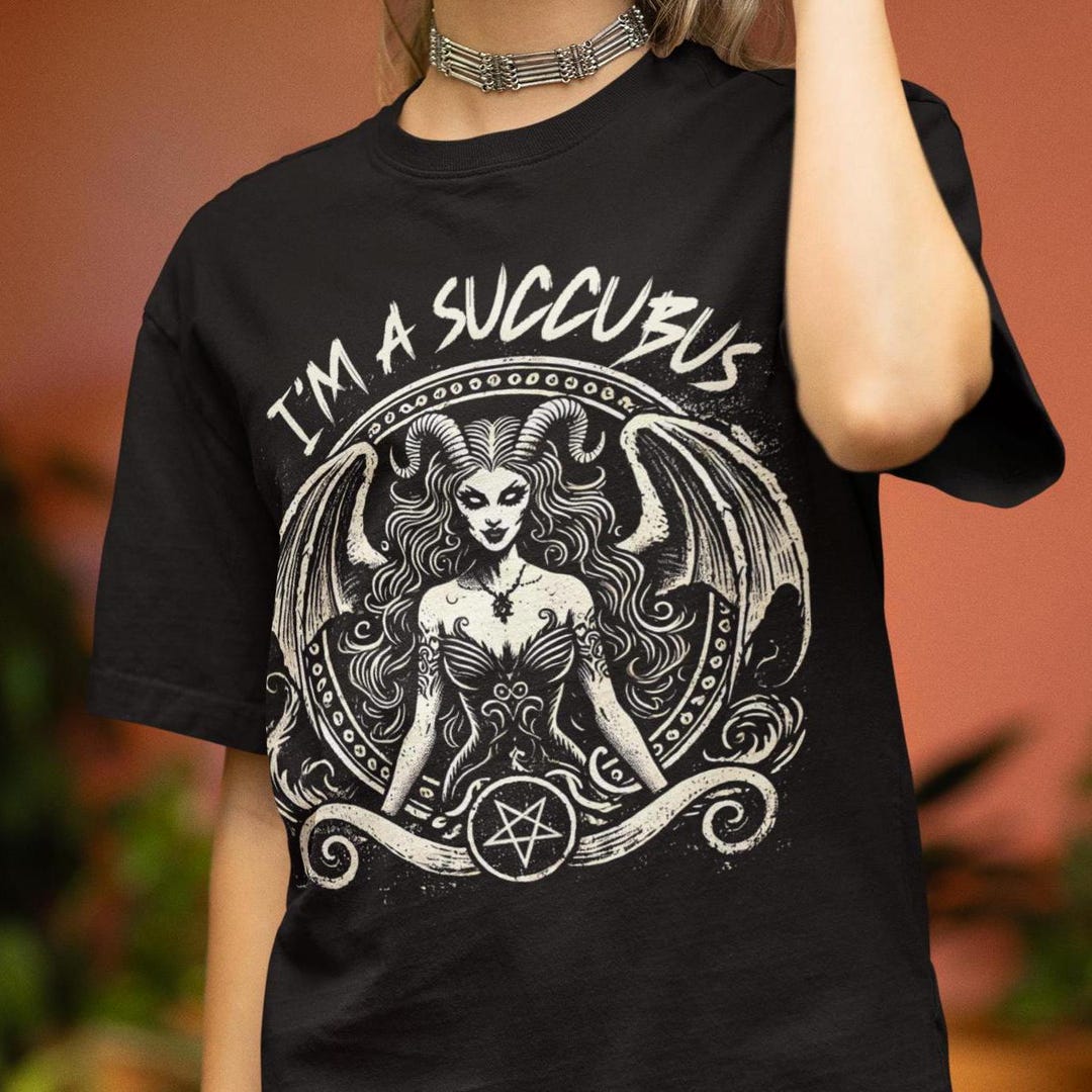 Lilith Succubus Shirt Gothic Gift for Occult Lovers, Dark Goddess ...