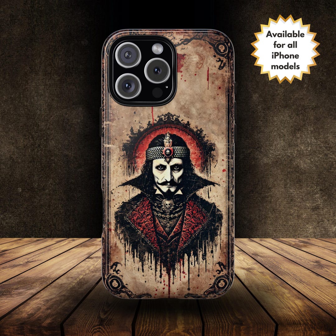 Vlad the Impaler iPhone Case Vintage-style Gift for Gothic iPhone 16 15 ...