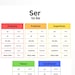 Spanish Irregular Verbs Conjugation Table: Classroom Poster (PDF) - Etsy
