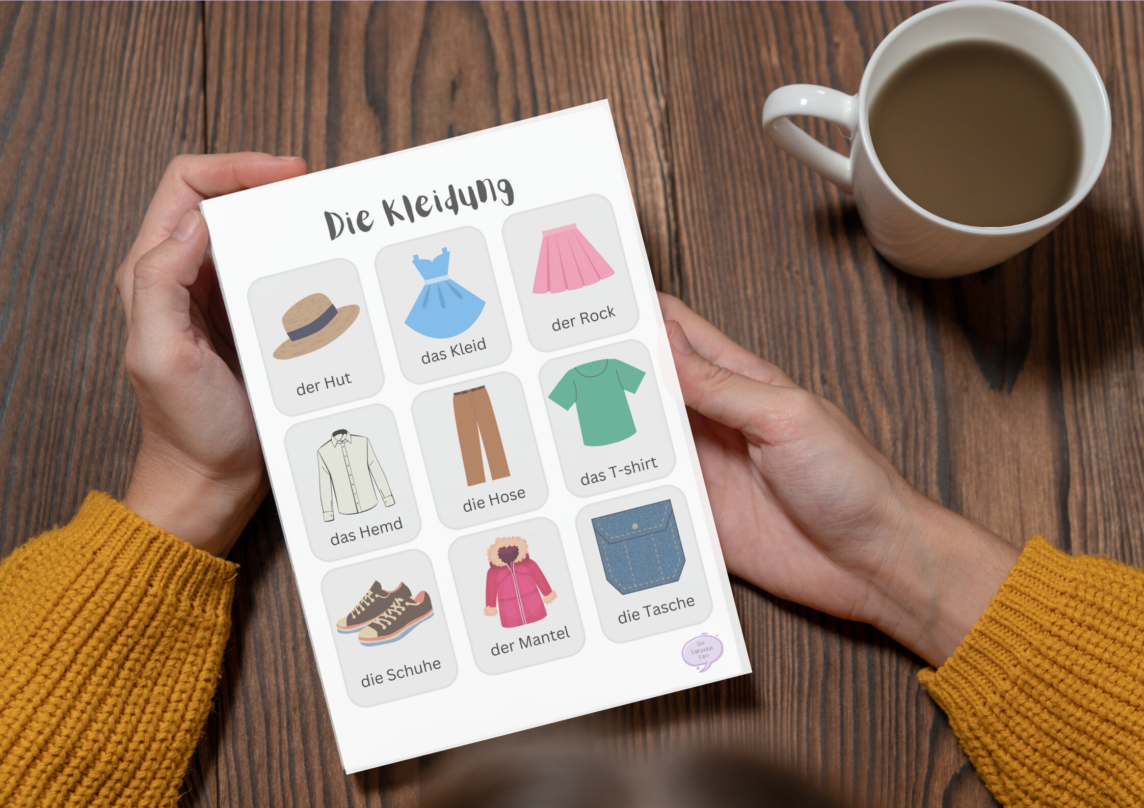 German Vocabulary Flashcards: 99 Starter Words (PDF) - Etsy