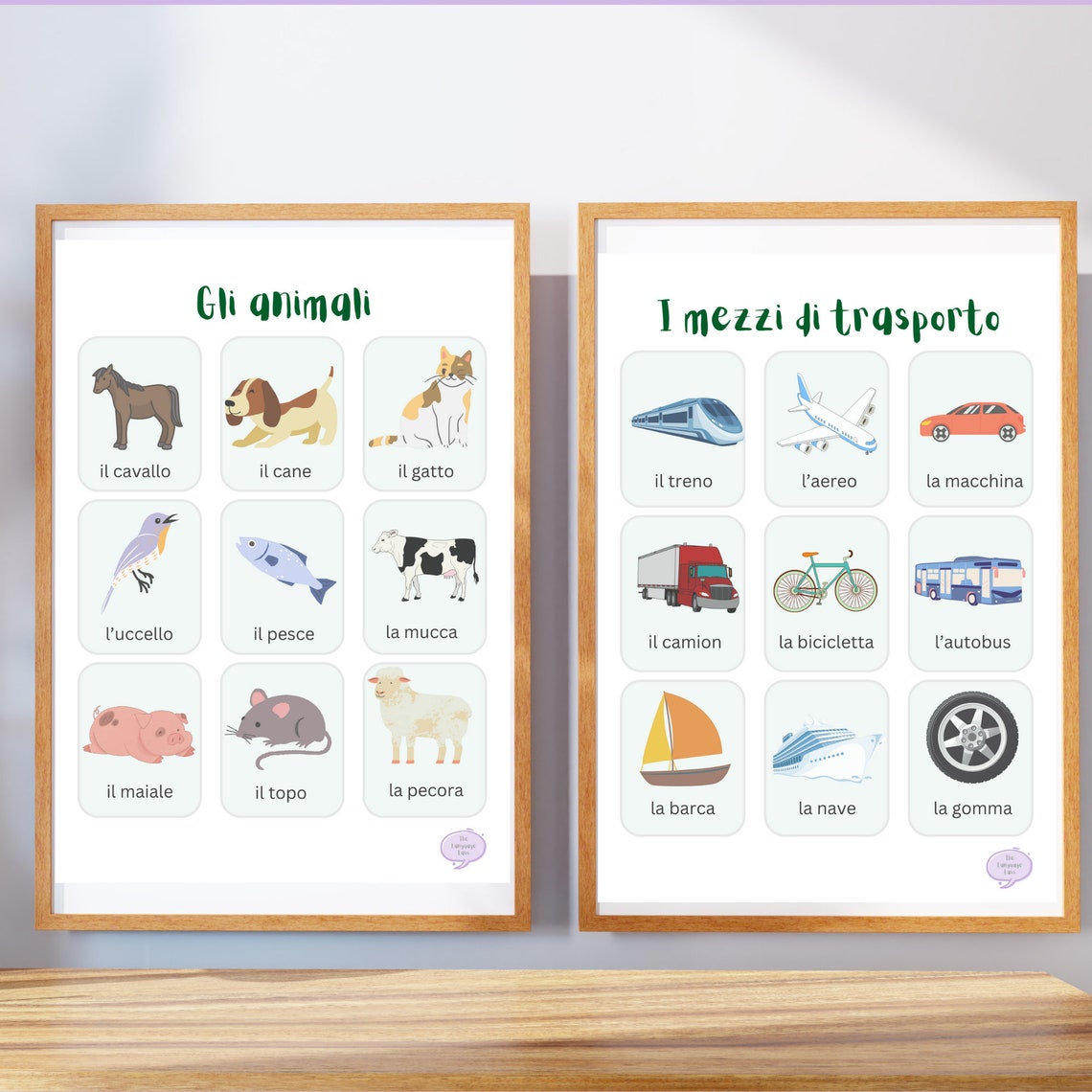 99 Italian Words Italian Vocabulary Italian Flashcards - Etsy