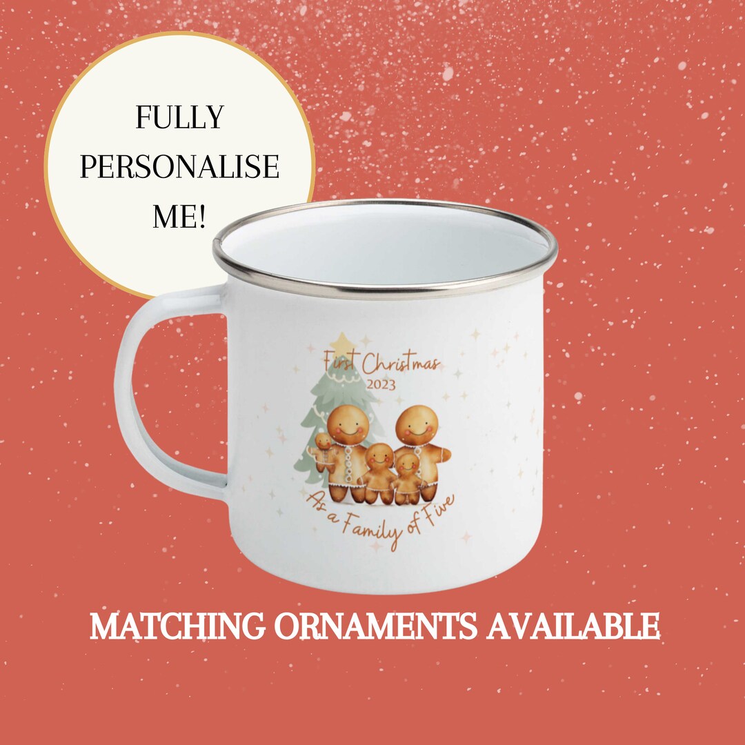 Custom Family of 5 Mug Family Christmas Mug Family Christmas - Etsy