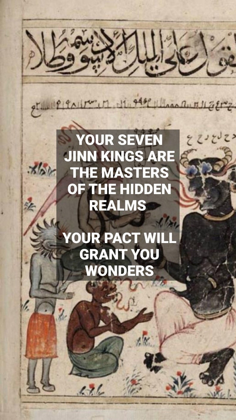 Seven Jinn Kings Pact Mudhhib, Merra, Al-ahmar, Borqan, Semhuresh, Al ...