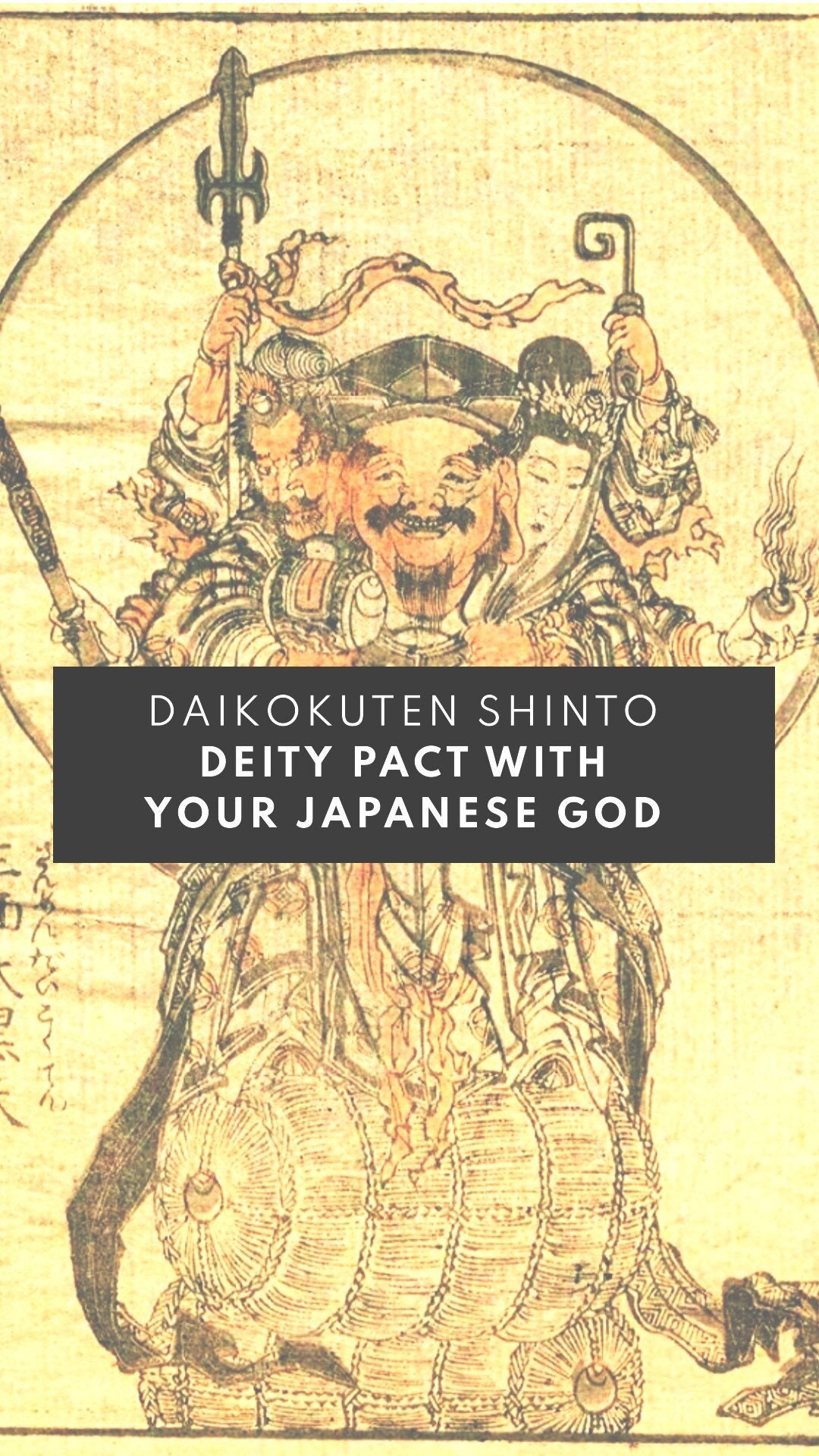 Daikokuten Shinto Deity Pact With Your Japanese God for Wealth ...
