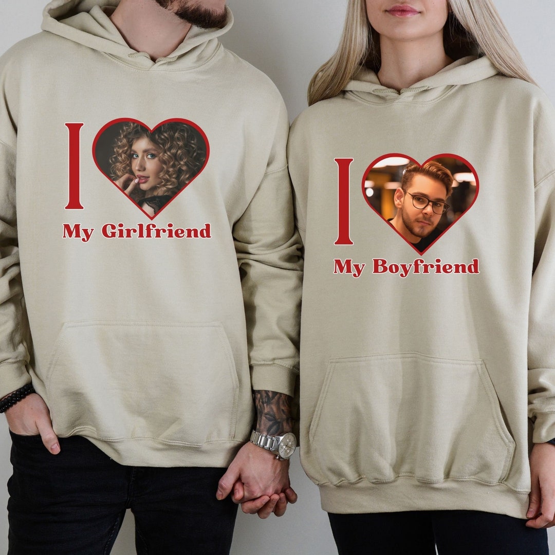 Custom I Heart My Boyfriend Shirt, I Love My Girlfriend Sweatshirt ...