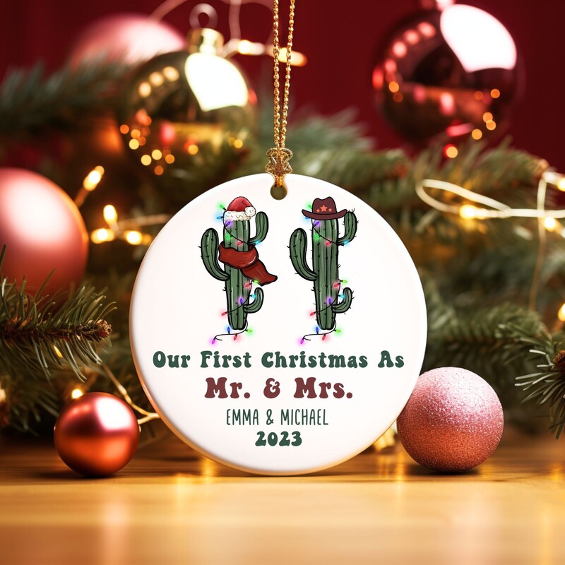 Cactus Ornament Christmas - Etsy