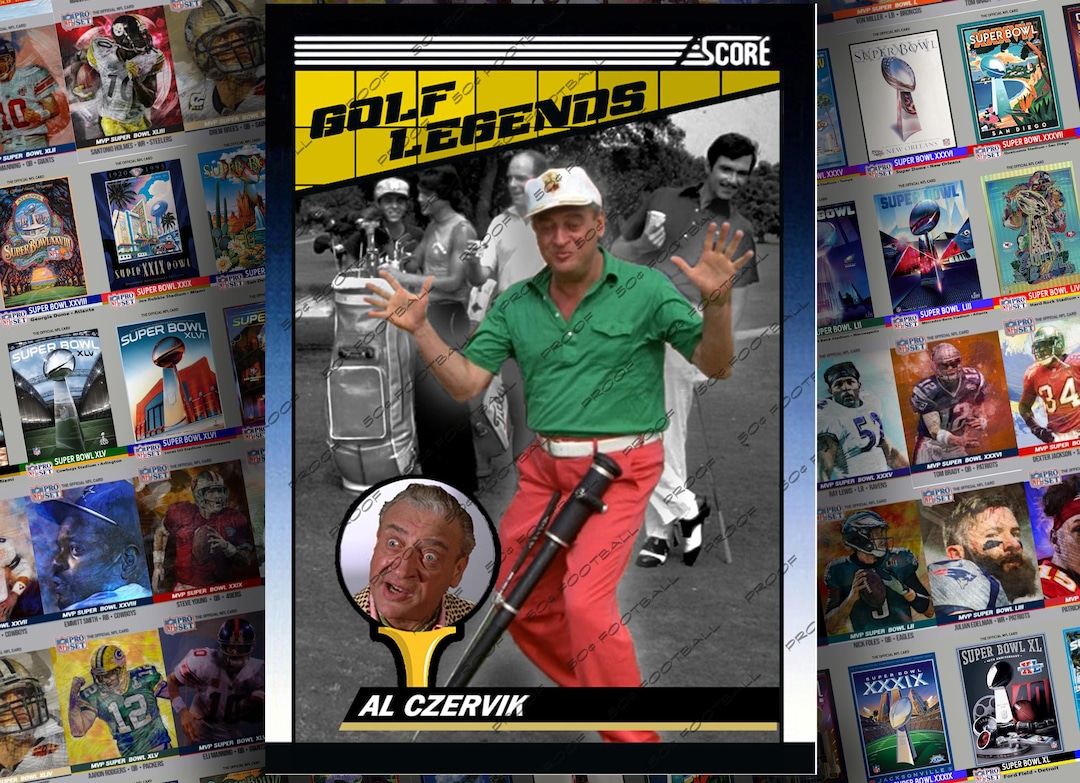 Rodney Dangerfield Caddyshack Al Czervik Golf Legends Custom Trading ...