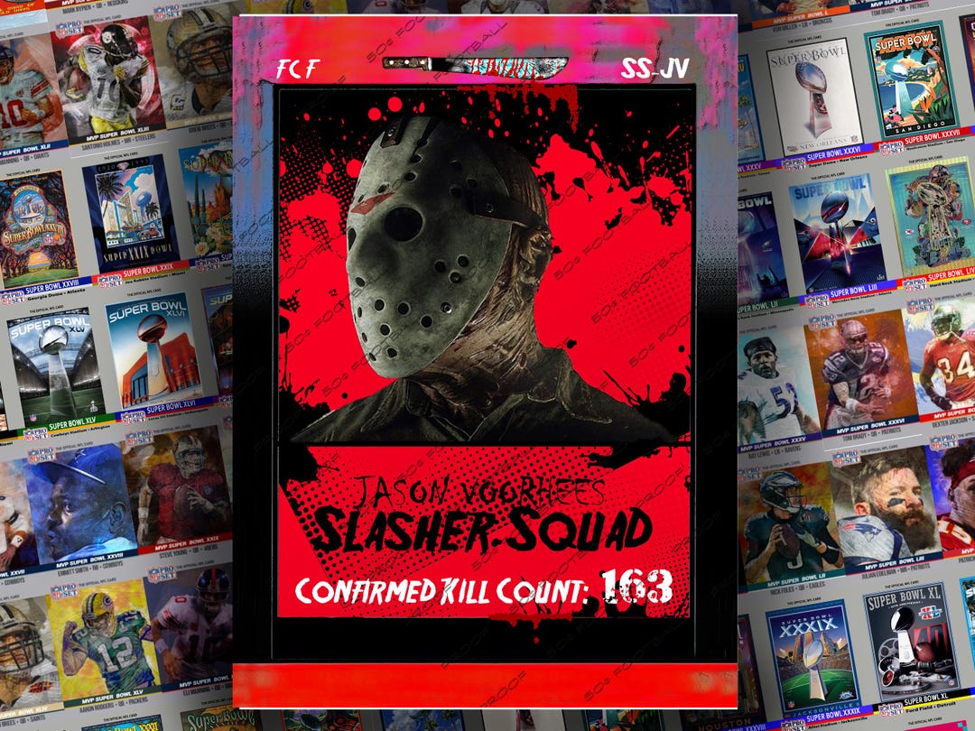 Jason Voorhees Friday the 13th Slasher Squad Horror Movie Custom ...