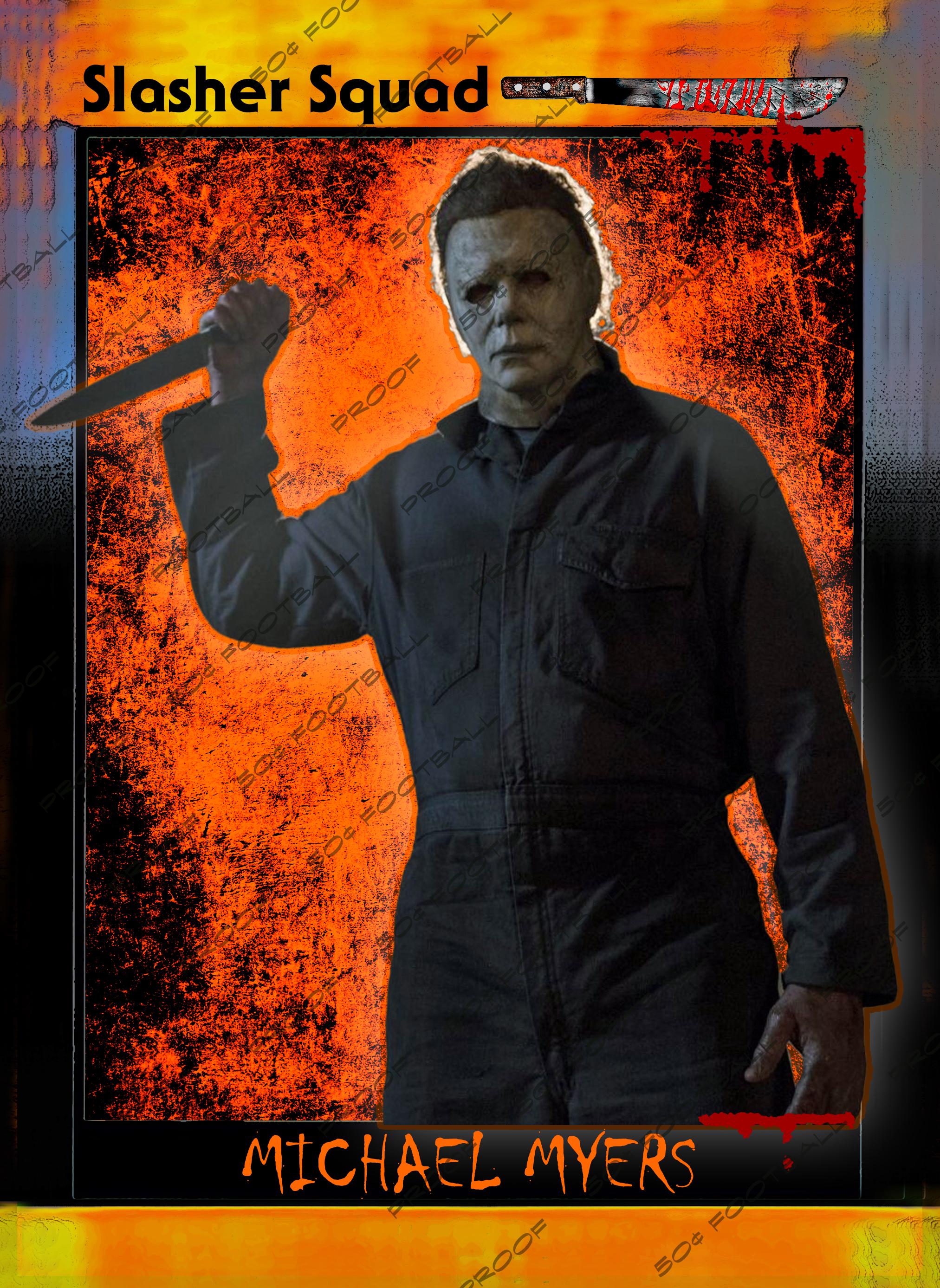 Michael Myers Halloween Slasher Squad Horror Movie Custom Trading Card ...
