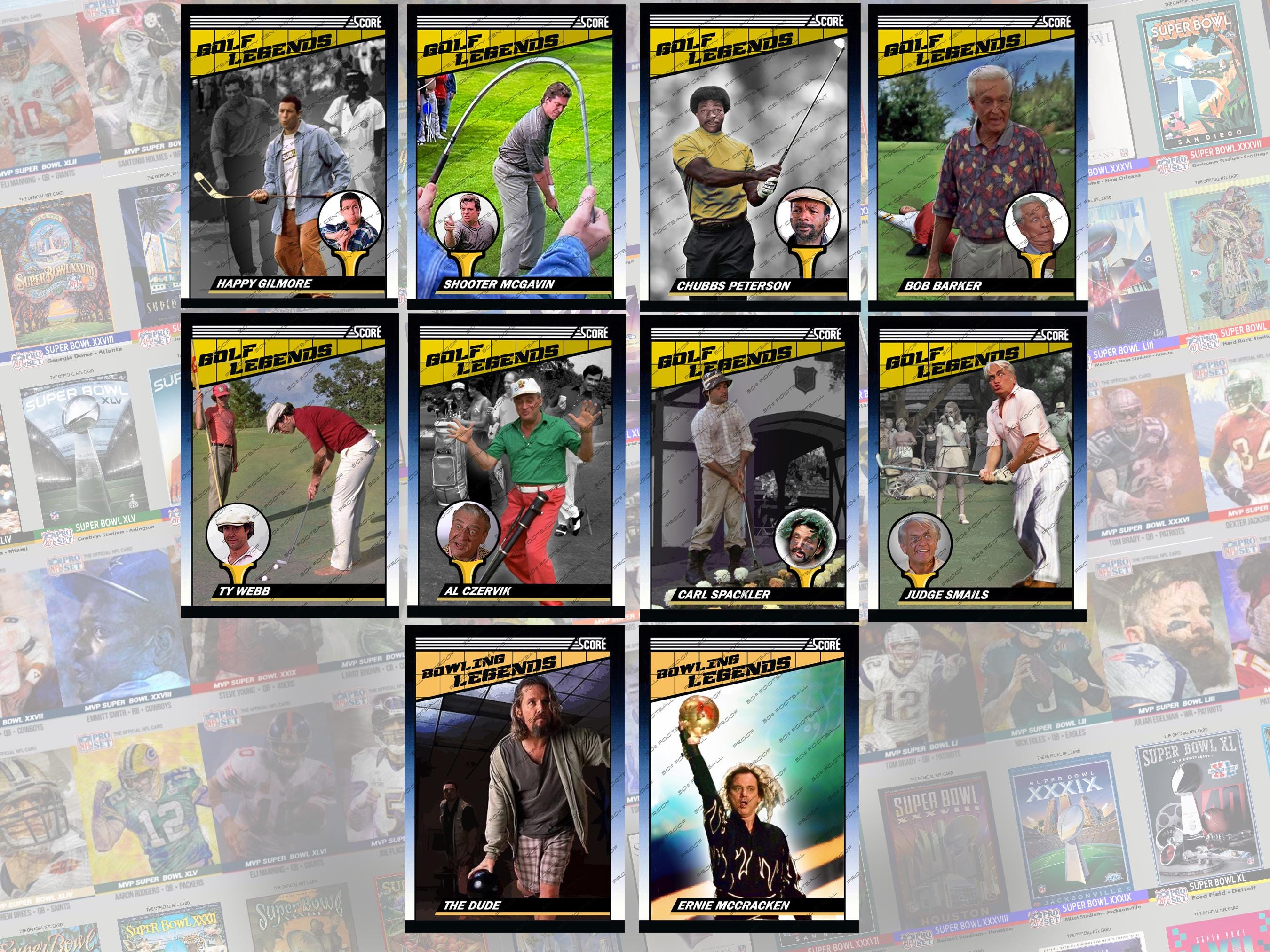 Bob Barker Happy Gilmore Golf Legends Custom Trading Card - Etsy