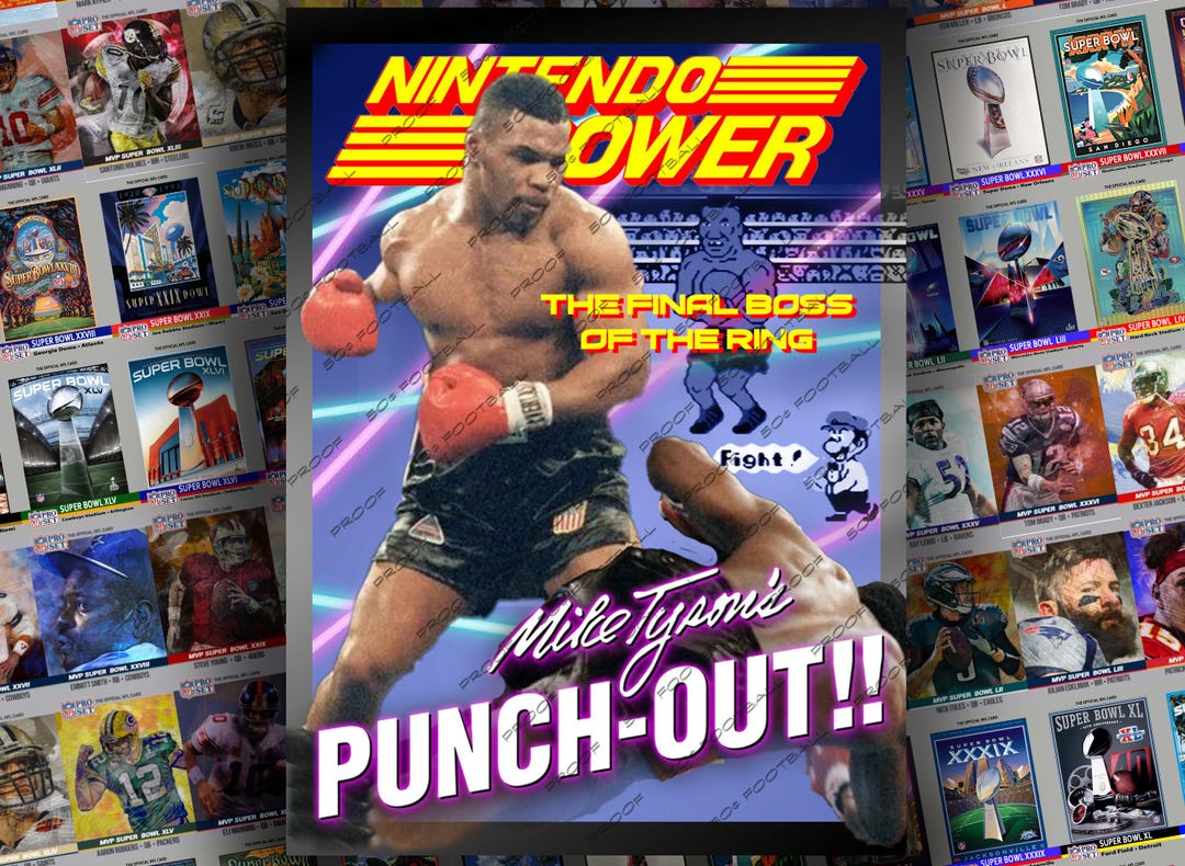Mike Tyson Punch Out Nintendo Power Custom Trading Card! - Etsy