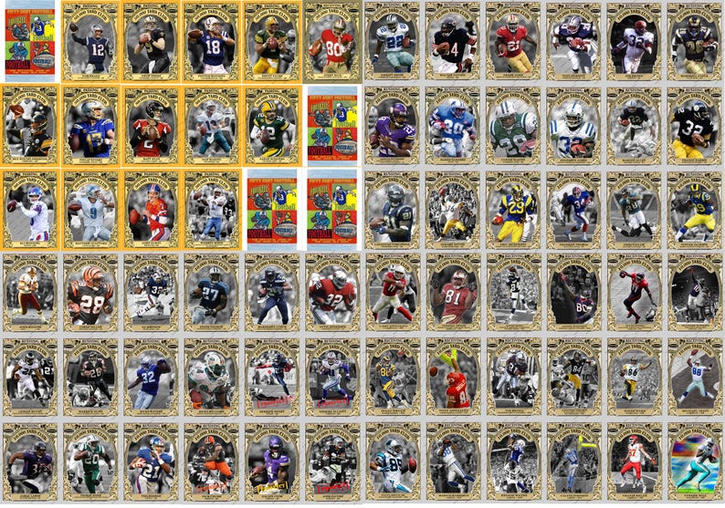 Edgerrin James 10,000 Yard Club Custom Trading Card Colts Cardinals ...