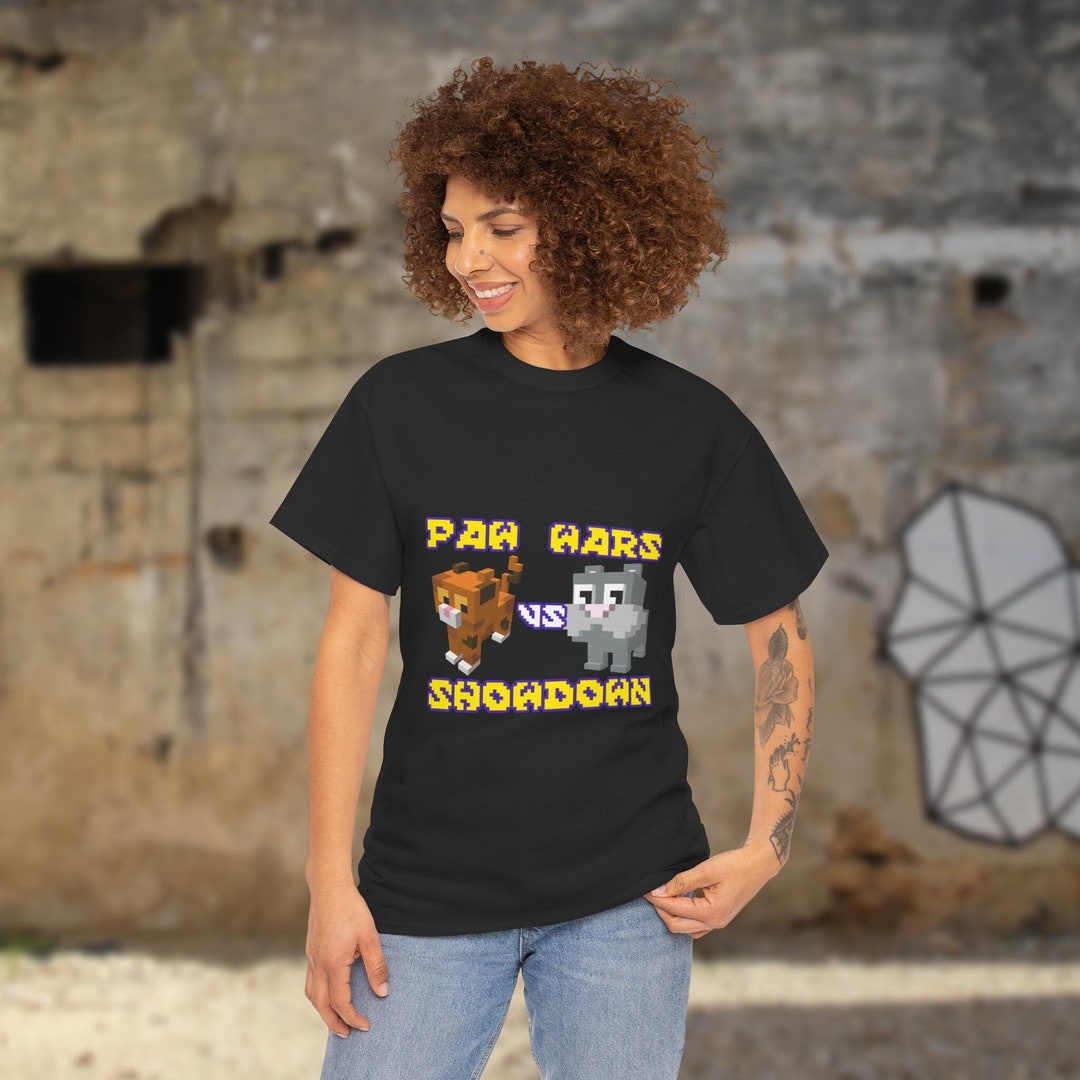 Paw Wars Showdown Video Game Look T-shirt - Etsy