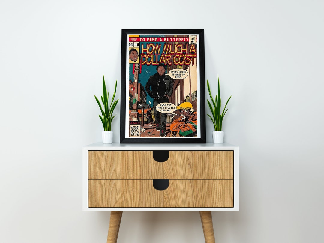 Kendrick Lamar - How Much A Dollar Cost Canvas Poster - TPAB - Hip Hop ...