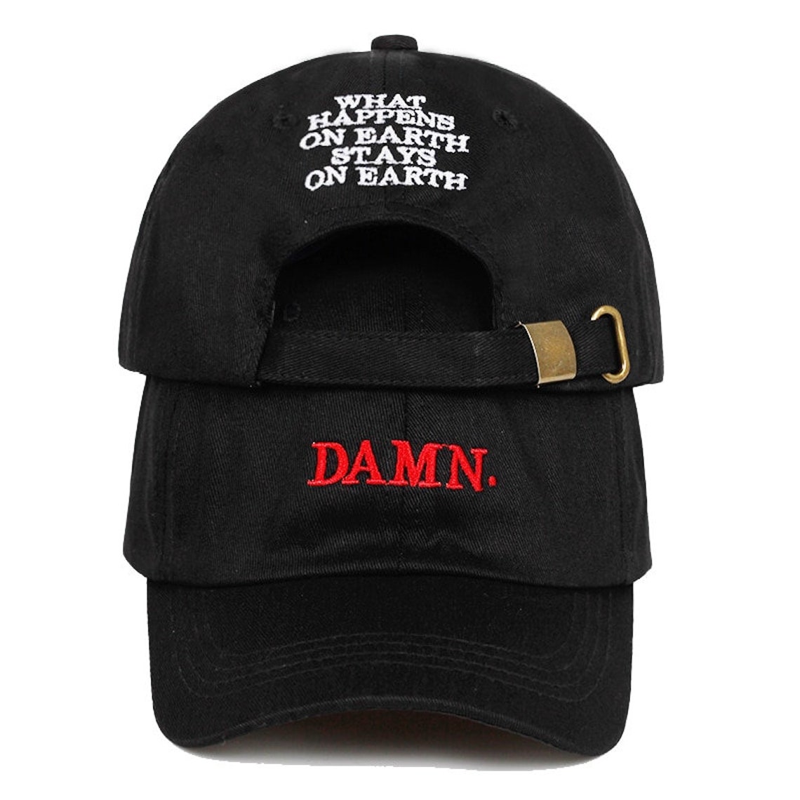 Kendrick Lamar - Damn. Hat - Kung Fu Kenny - Rap Clothing - Etsy