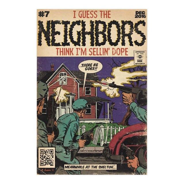 J. Cole - Neighbors Canvas Poster - 4 Your Eyez Only - Hip Hop Poster ...