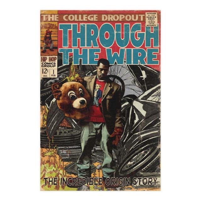 Kanye West - Through the Wire Canvas Poster - the College Dropout - Ye ...