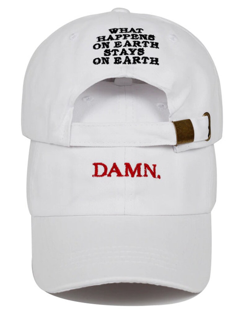 Kendrick Lamar - Damn. Hat - Kung Fu Kenny - Rap Clothing - Etsy