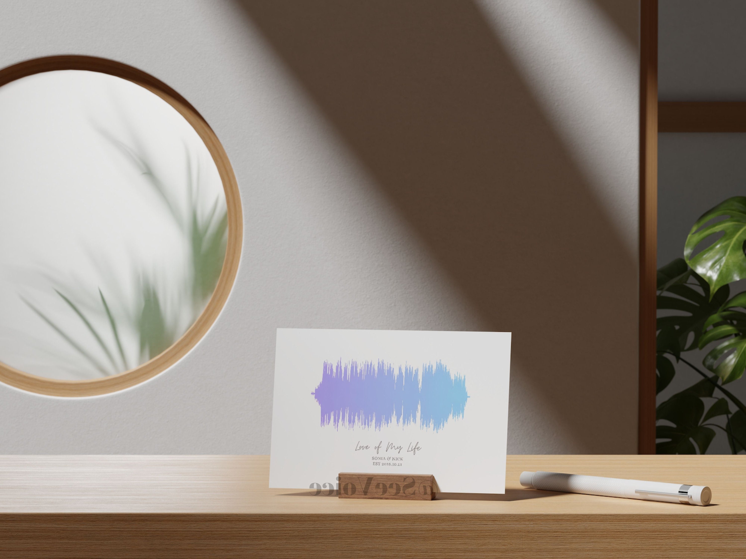 Custom Soundwave Art QR Code Voice Recording Gift for - Etsy