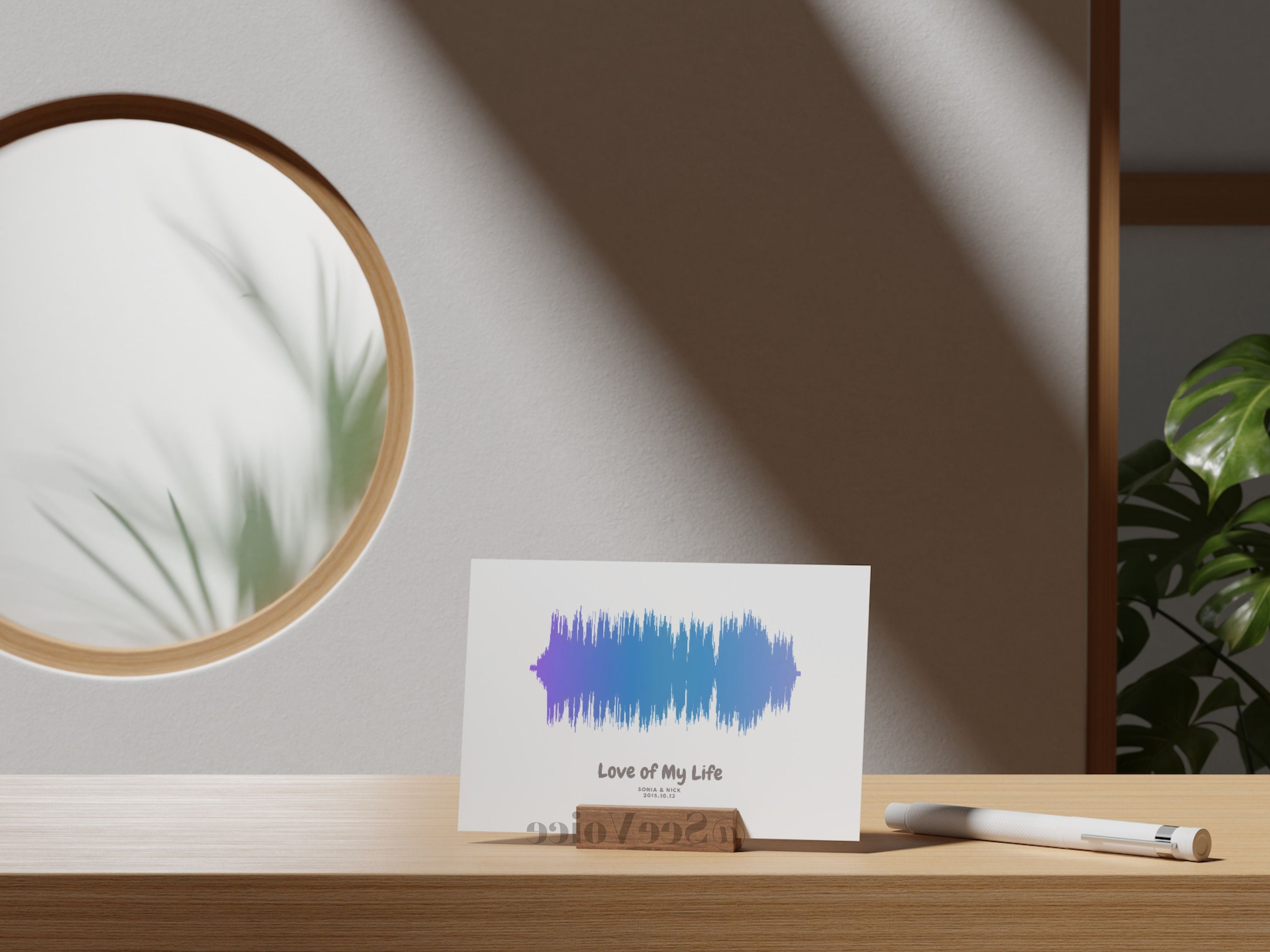 Custom Soundwave Art QR Code Voice Recording Gift for - Etsy