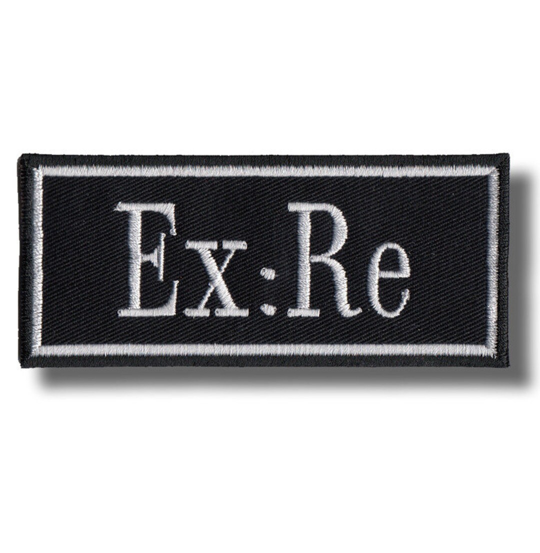 Ex Re 08 Patch Badge Applique Embroidered Iron on B452_1 - Etsy