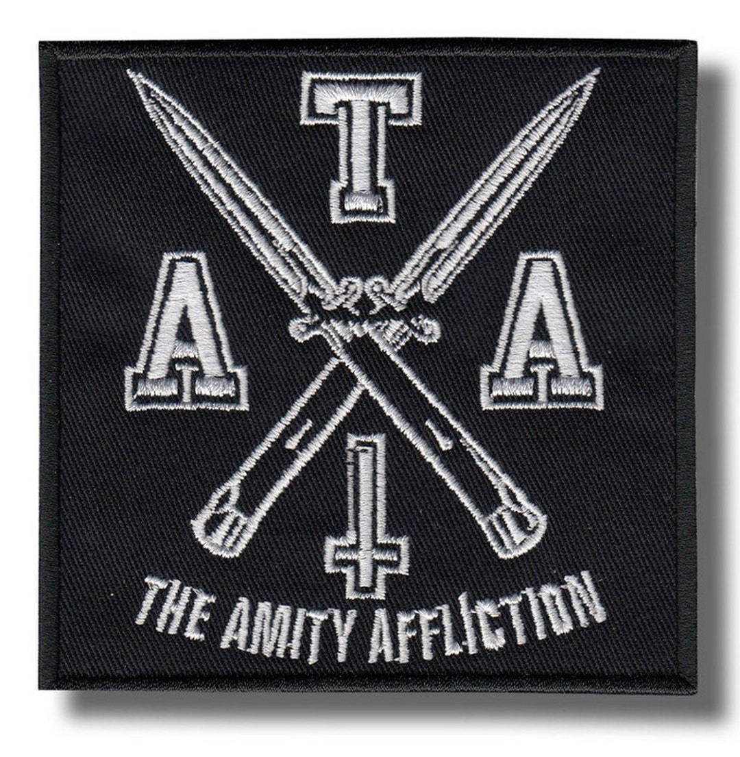 The Amity Affliction Embroidered Patch Badge Iron on Applique 8fa71f - Etsy