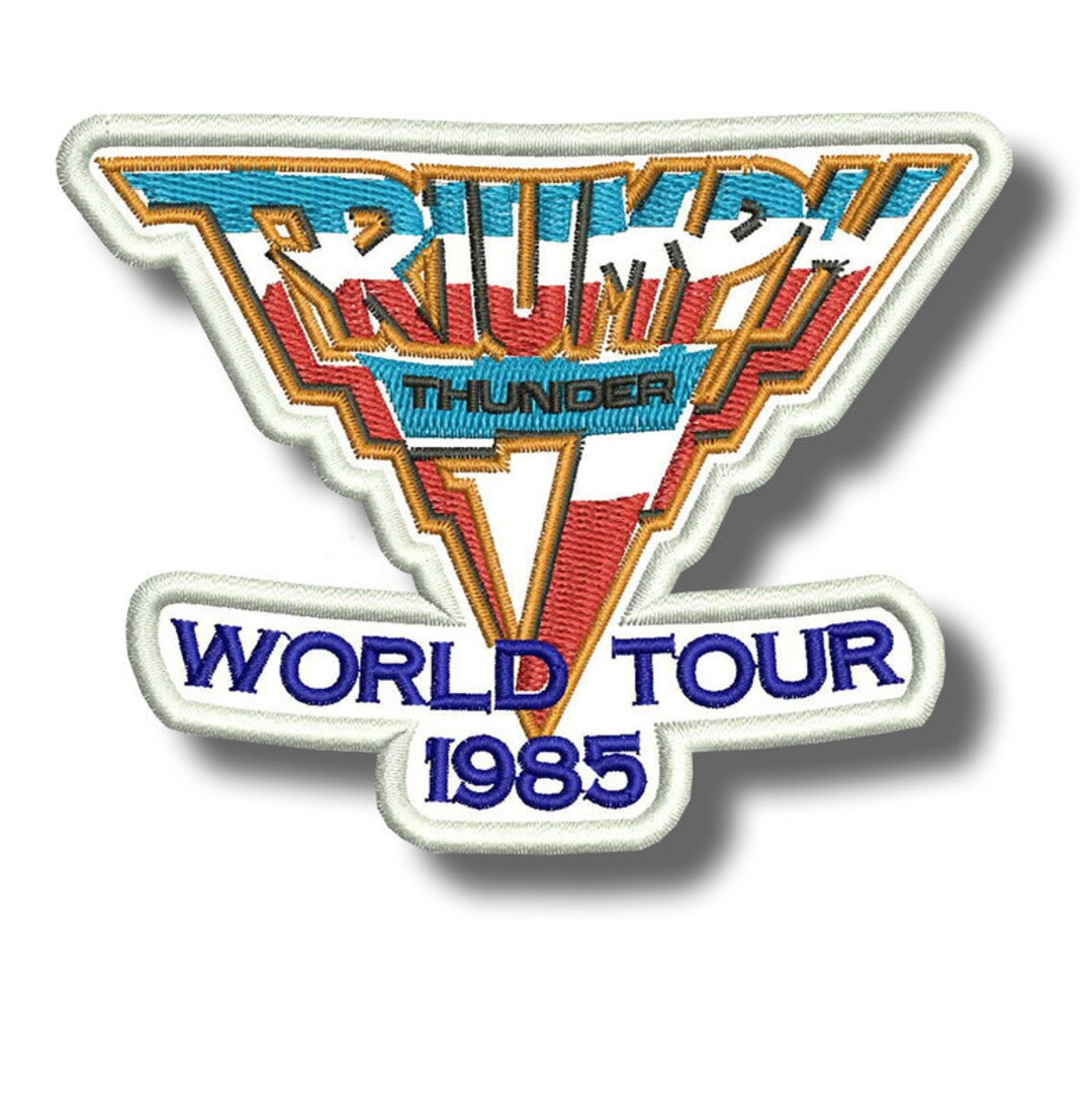 Triumph World Patch Badge Applique Embroidered Iron on 34112c - Etsy