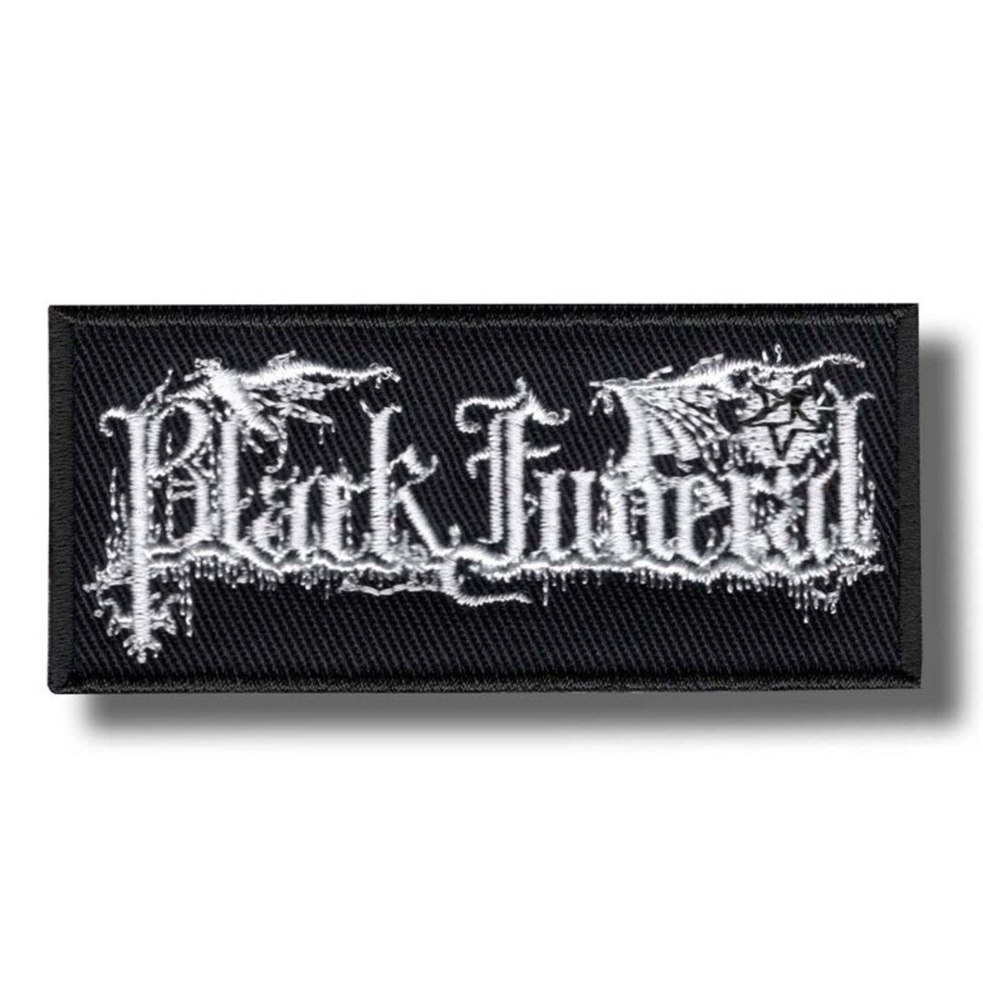 Black Funeral Patch Badge Applique Embroidered Iron on F65bee - Etsy