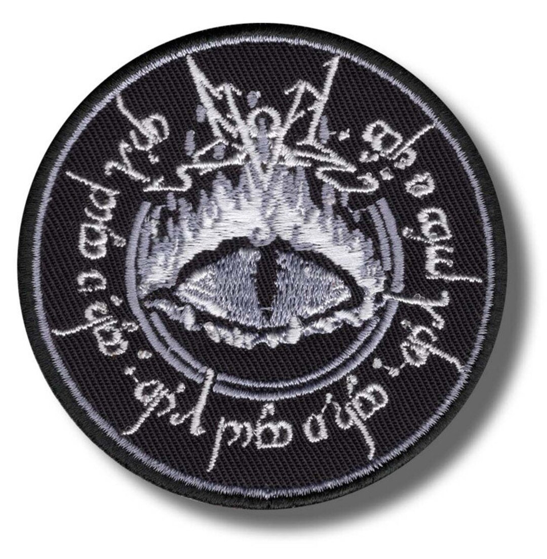 Summoning Eye of Sauron Patch Badge Applique Embroidered Iron on 0e691c ...