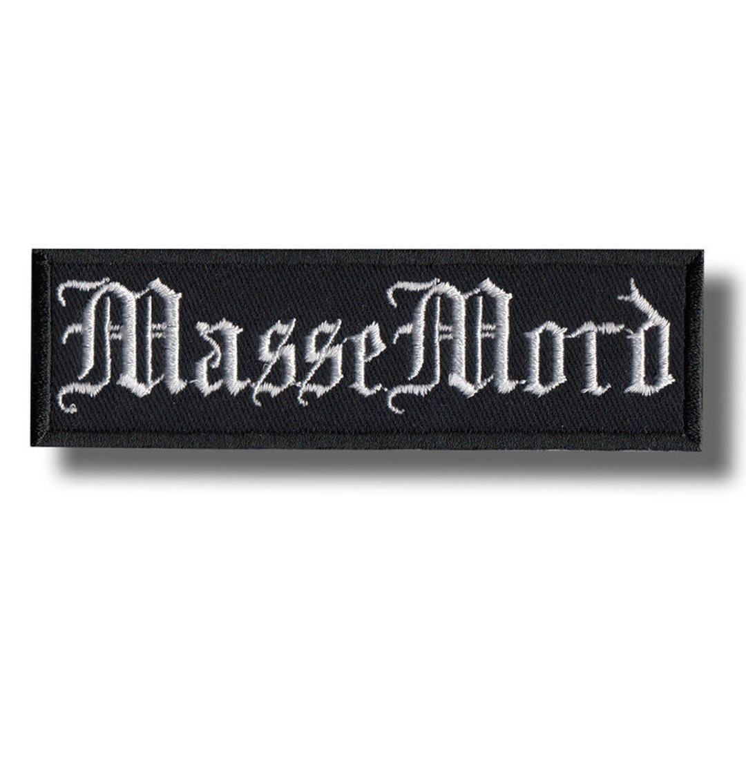 Masse Mord Patch Badge Applique Embroidered Iron on 88208a - Etsy