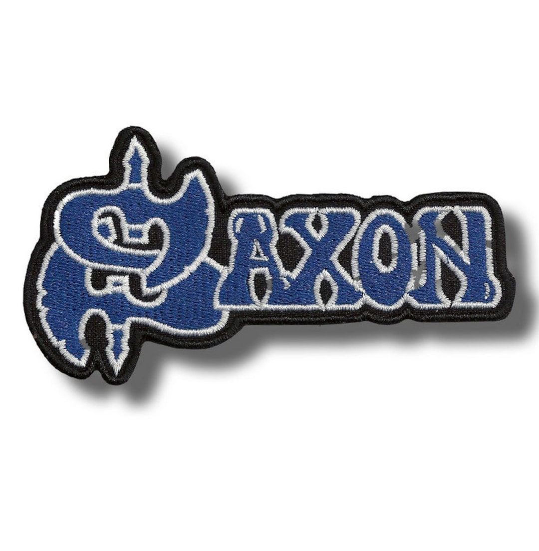 Saxon Embroidered Patch Badge Iron on Applique 8bac2c - Etsy