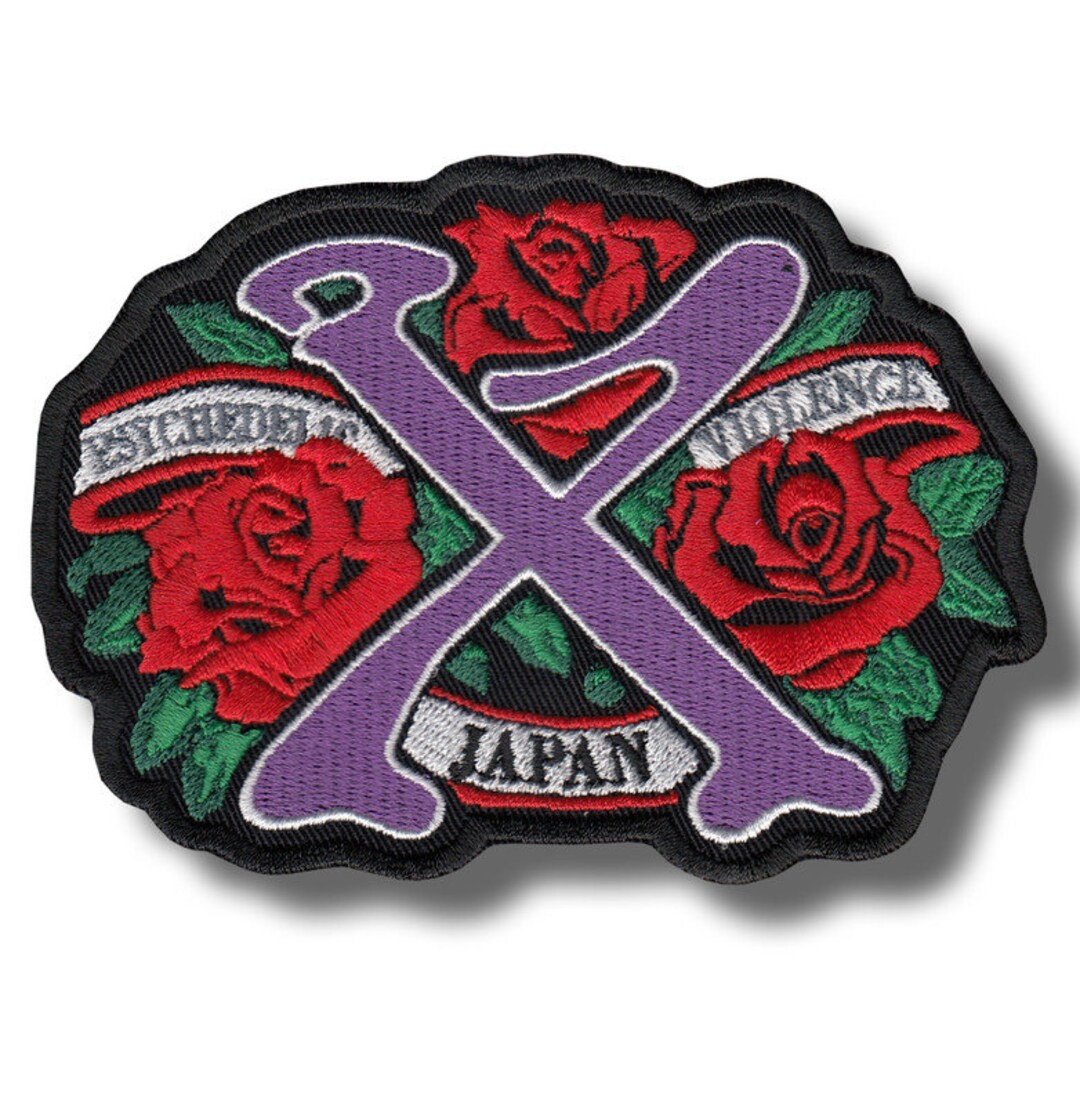 X Japan Patch Badge Applique Embroidered Iron on 8b71b7 - Etsy