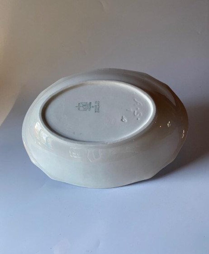 Vintage FINN FLOWERS Arabia of Finland 9.5 Vegetable Bowl Made in ...