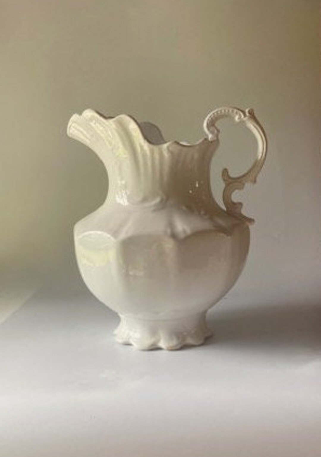 Antique Champion Water Pitcher 12 Ironstone Pitcher 1890s - Etsy