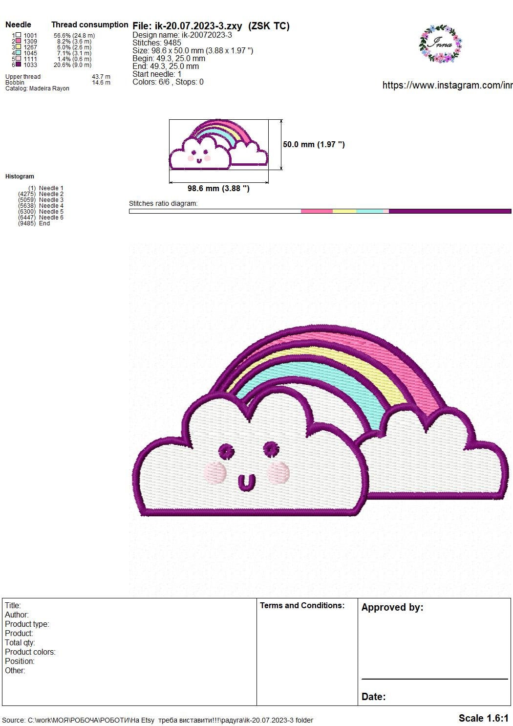 Small Machine Embroidery Designs Princess Unicorn Clouds - Etsy