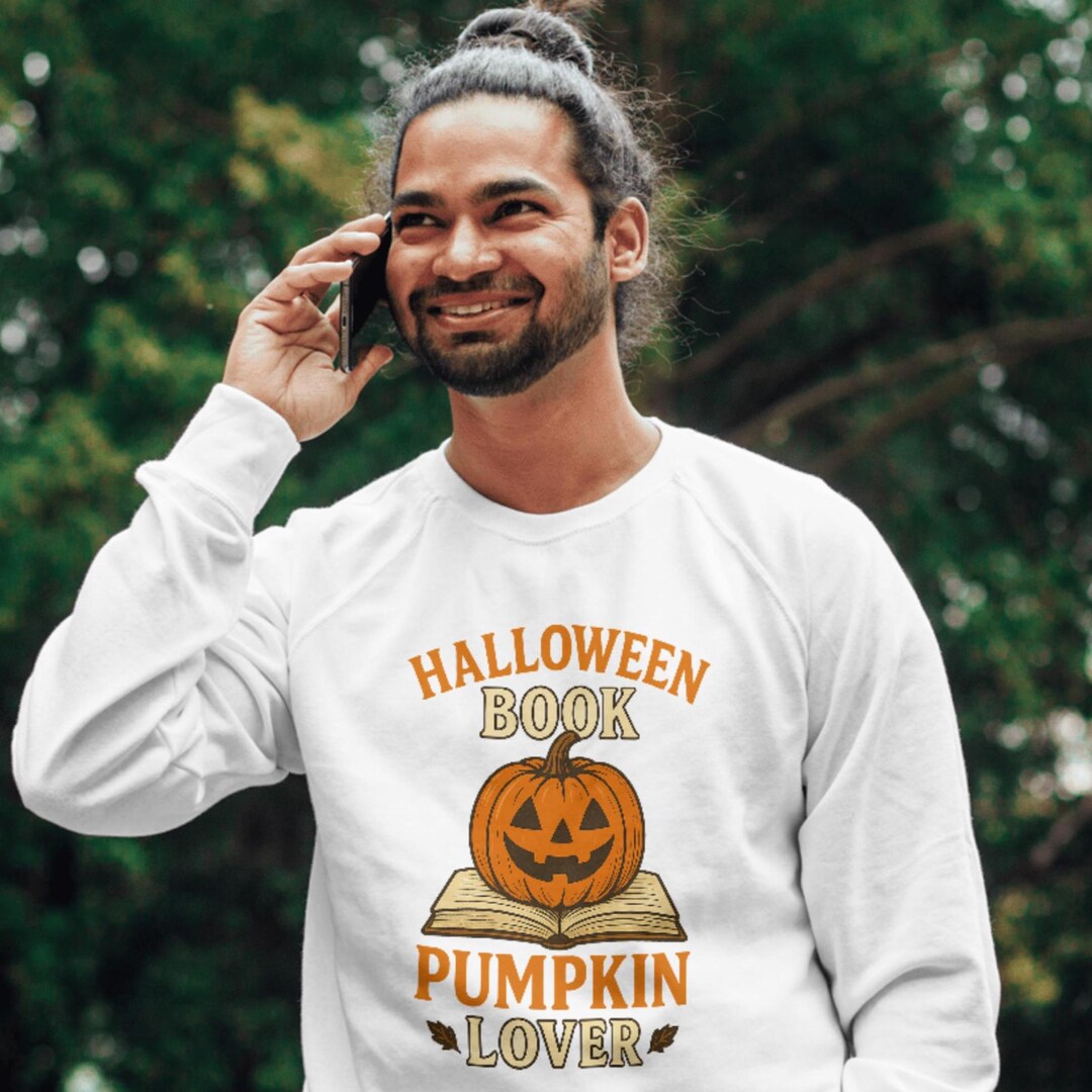 Halloween Fall Book Bookish Pumpkin Sweater Season Lover Gift Shirt - Etsy