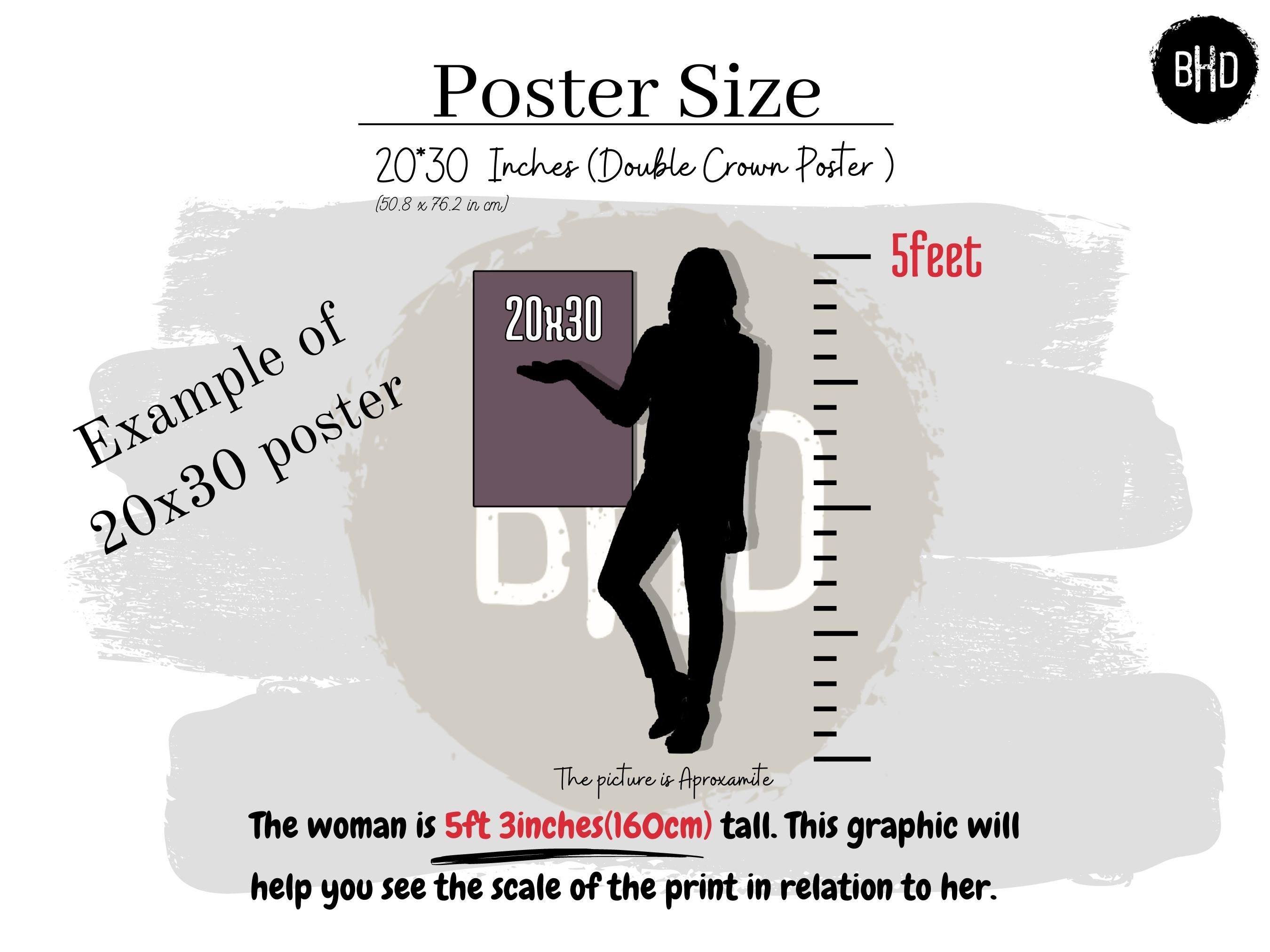 Double Crown Poster Size