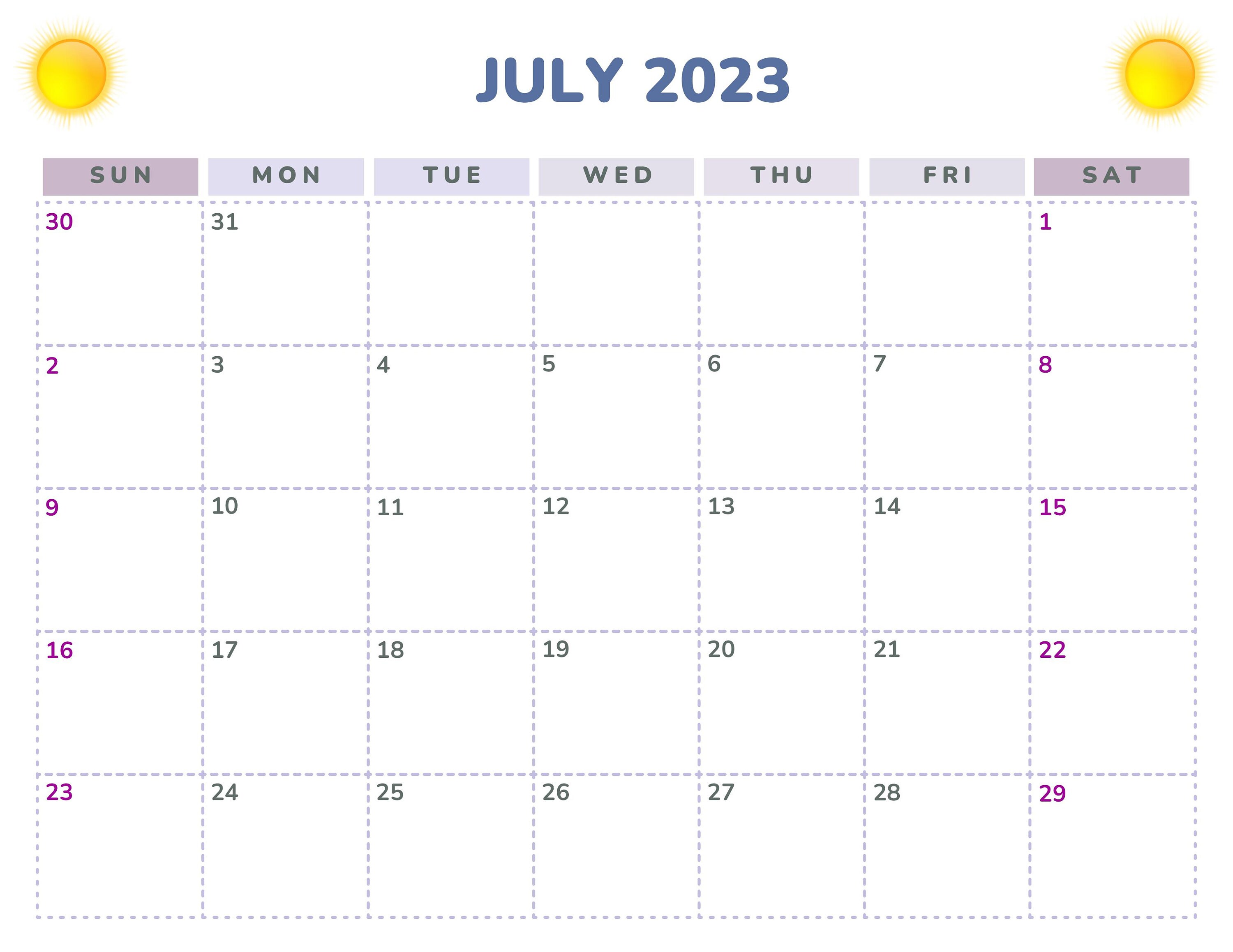 Printable Calendar 2023,simple Calendar 2023,calendar 2023,simple ...