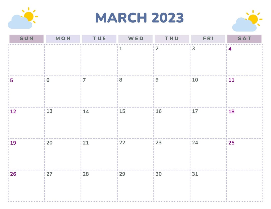 Printable Calendar 2023,simple Calendar 2023,calendar 2023,simple ...