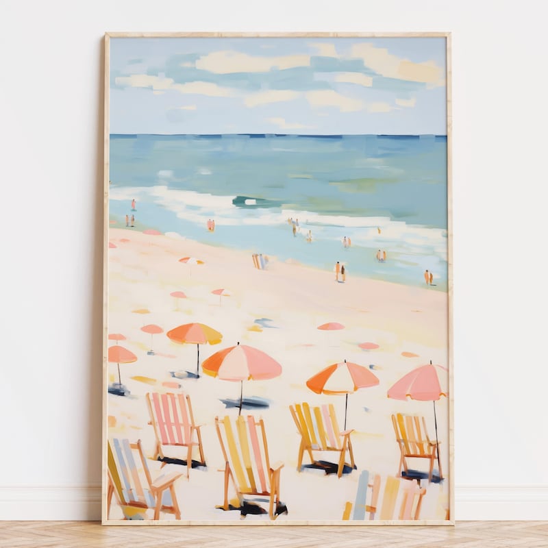 Vintage Beach Art - Etsy