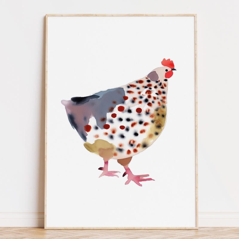 Chicken Poster - Etsy
