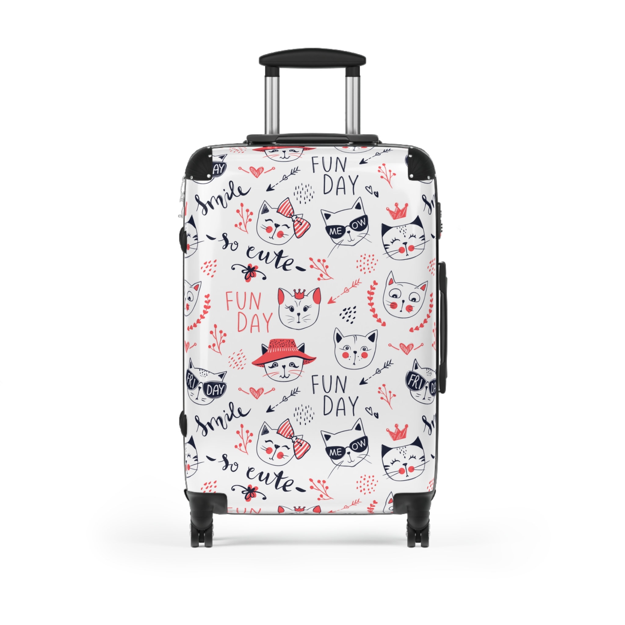 Cat Suitcase Kitten Cabin Baggage Cat Pattern Suitcase sold by Willyt ...