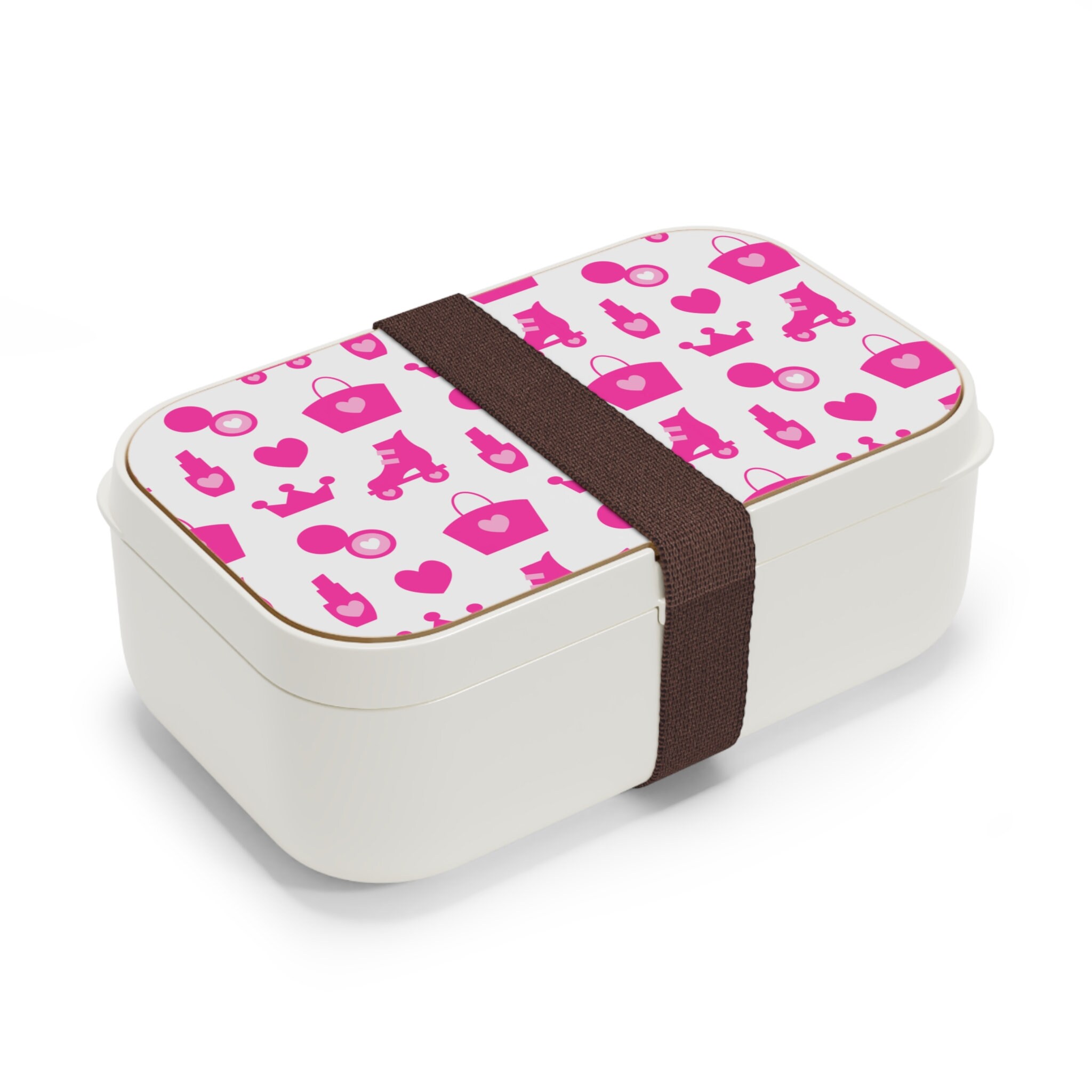 Barbie Bento Lunch Box Barbie Girl Toy Box Barbie Pink Heart Pattern ...