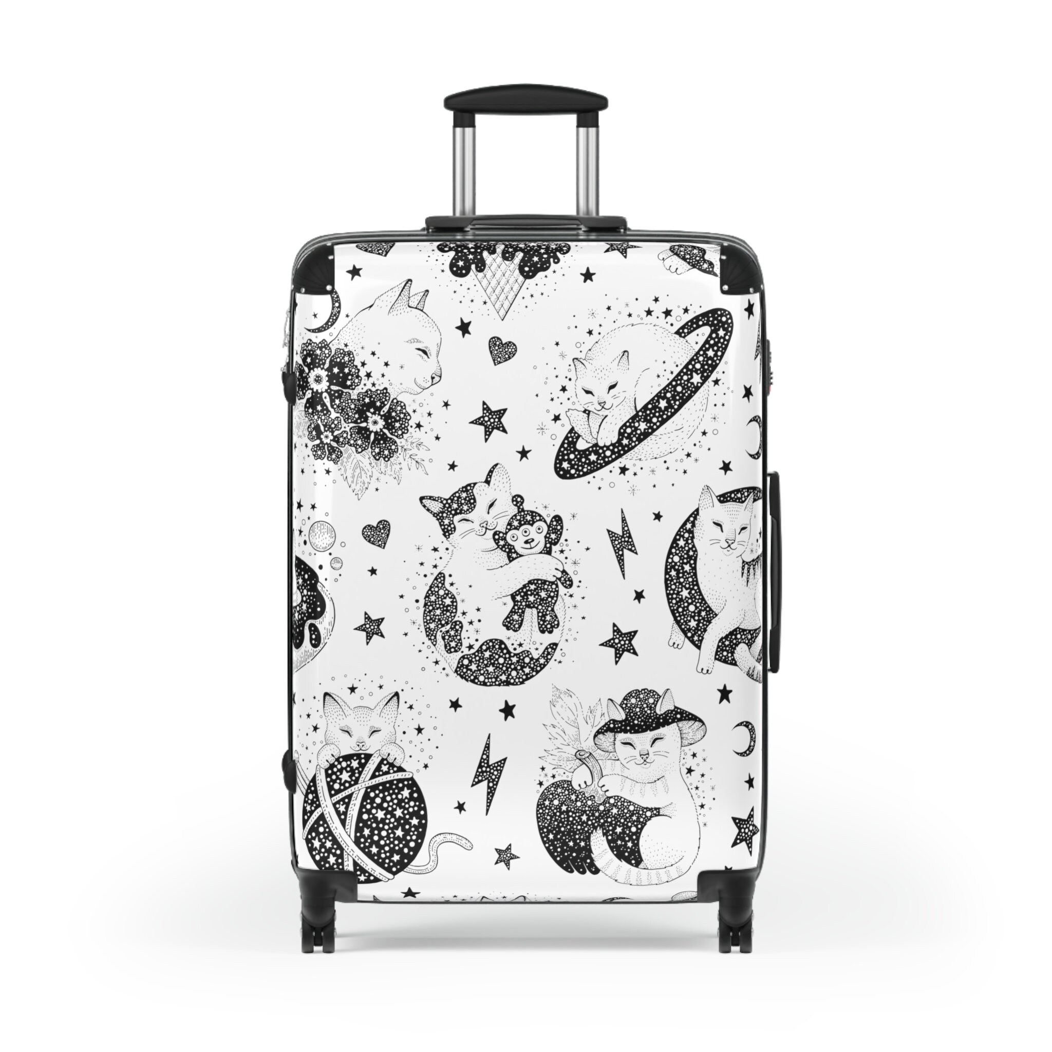 Cat Suitcase Kitten Cabin Baggage Cat Pattern Suitcase sold by Cristina ...