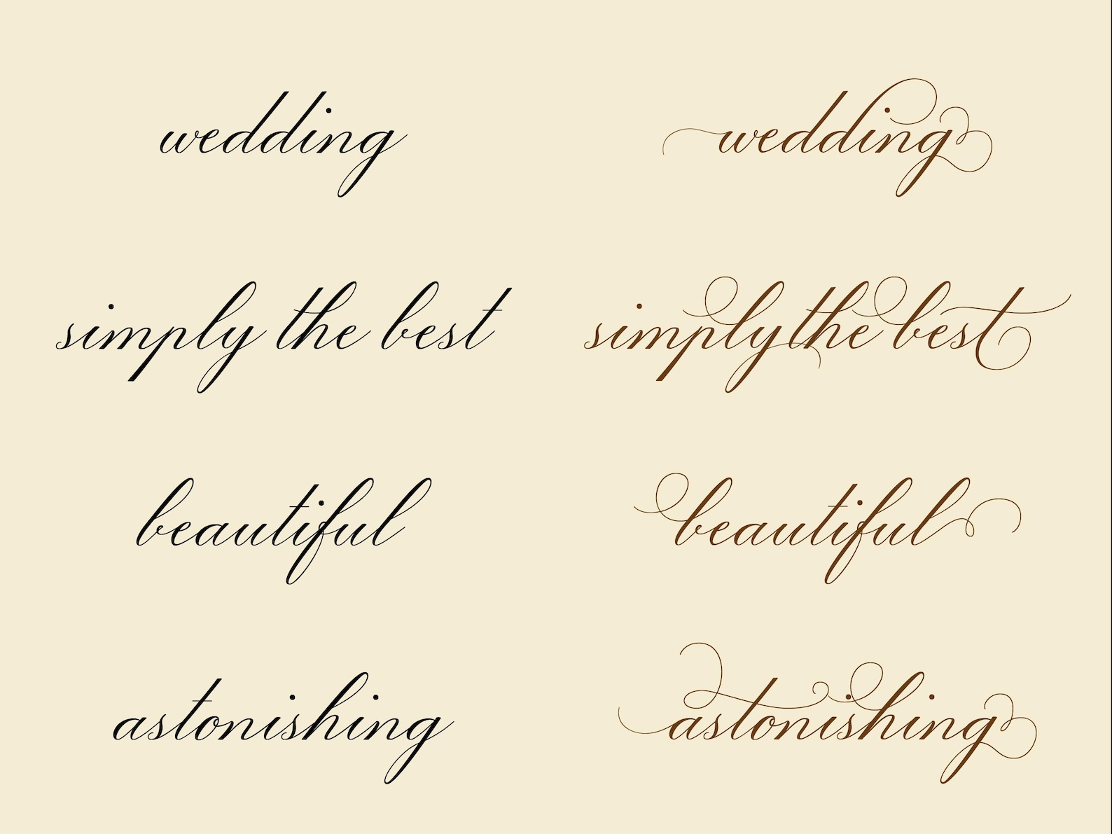 Sofia Script Wedding Font - Script Font for Wedding Invitations ...