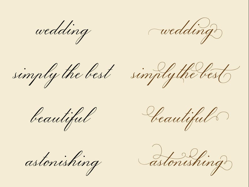 Sofia Script Wedding Font - Script Font for Wedding Invitations ...